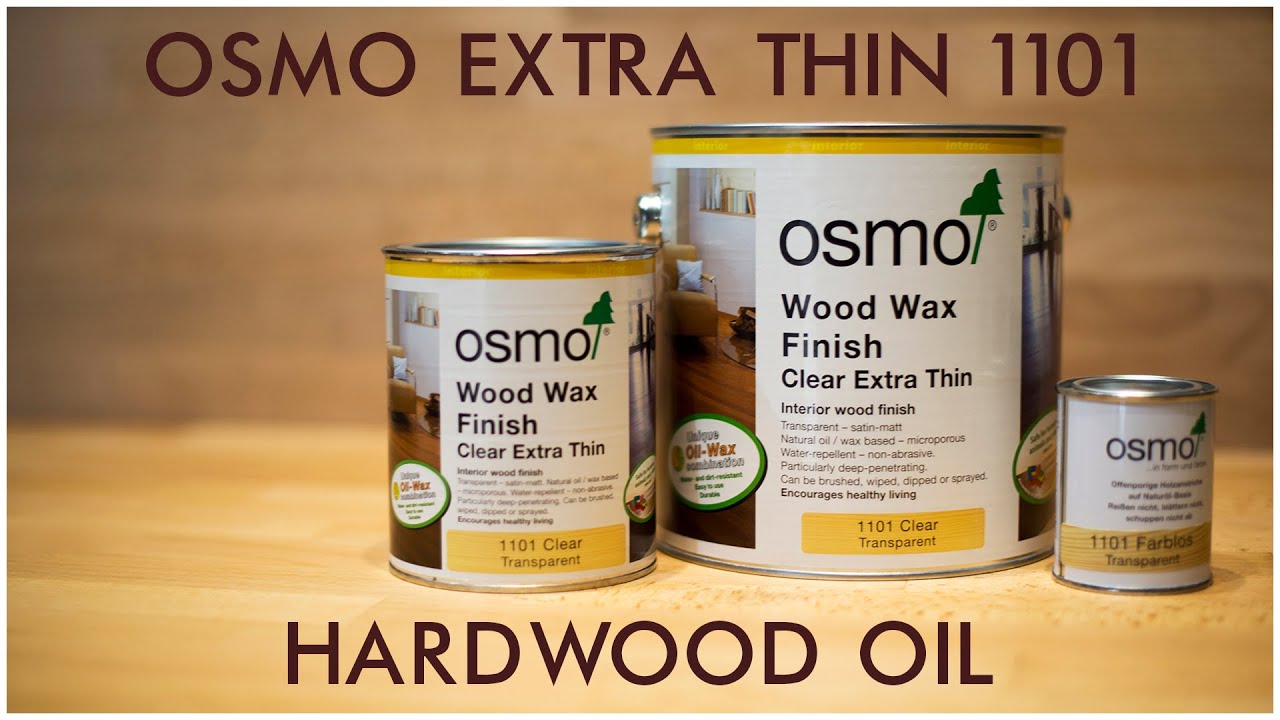 Video - Osmo Oil - Osmo Wood Wax Extra Thin 1101 Product Test - Wood ...