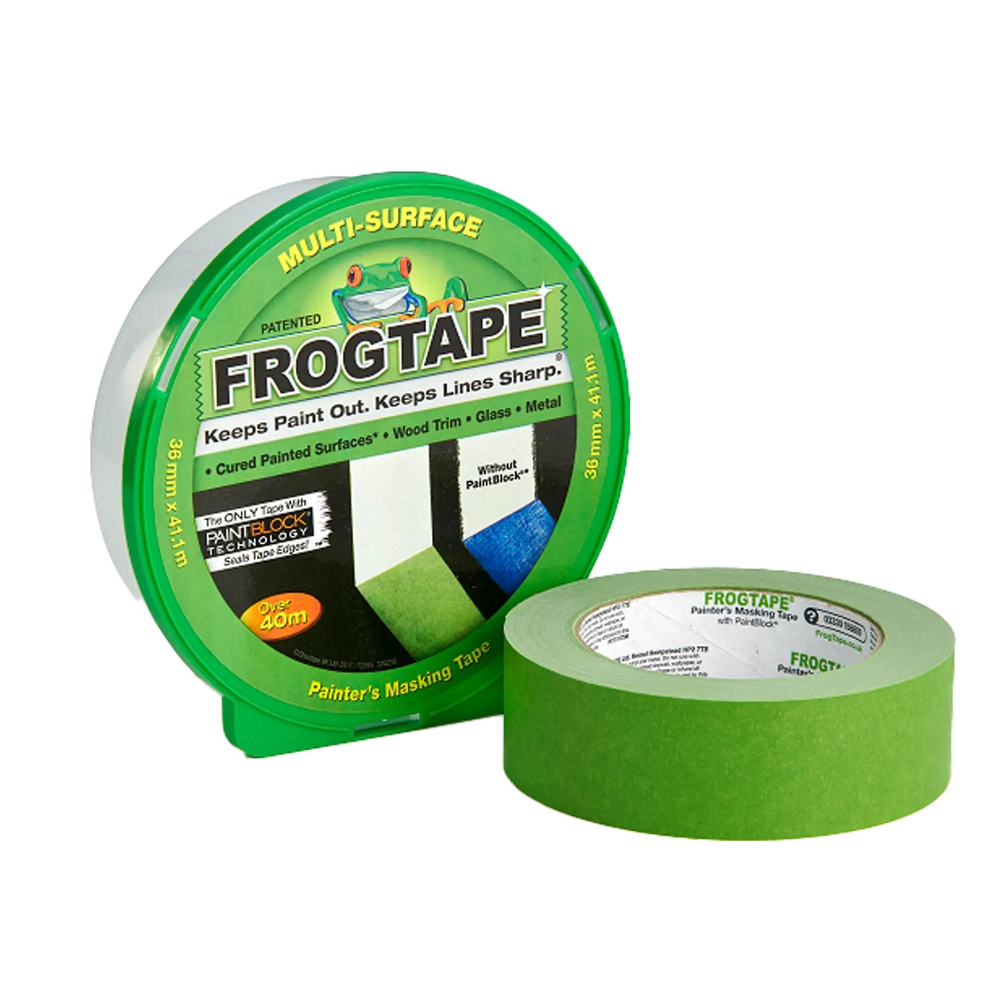 FrogTape Multi-Surface Masking Tape - Green | Premium Grade