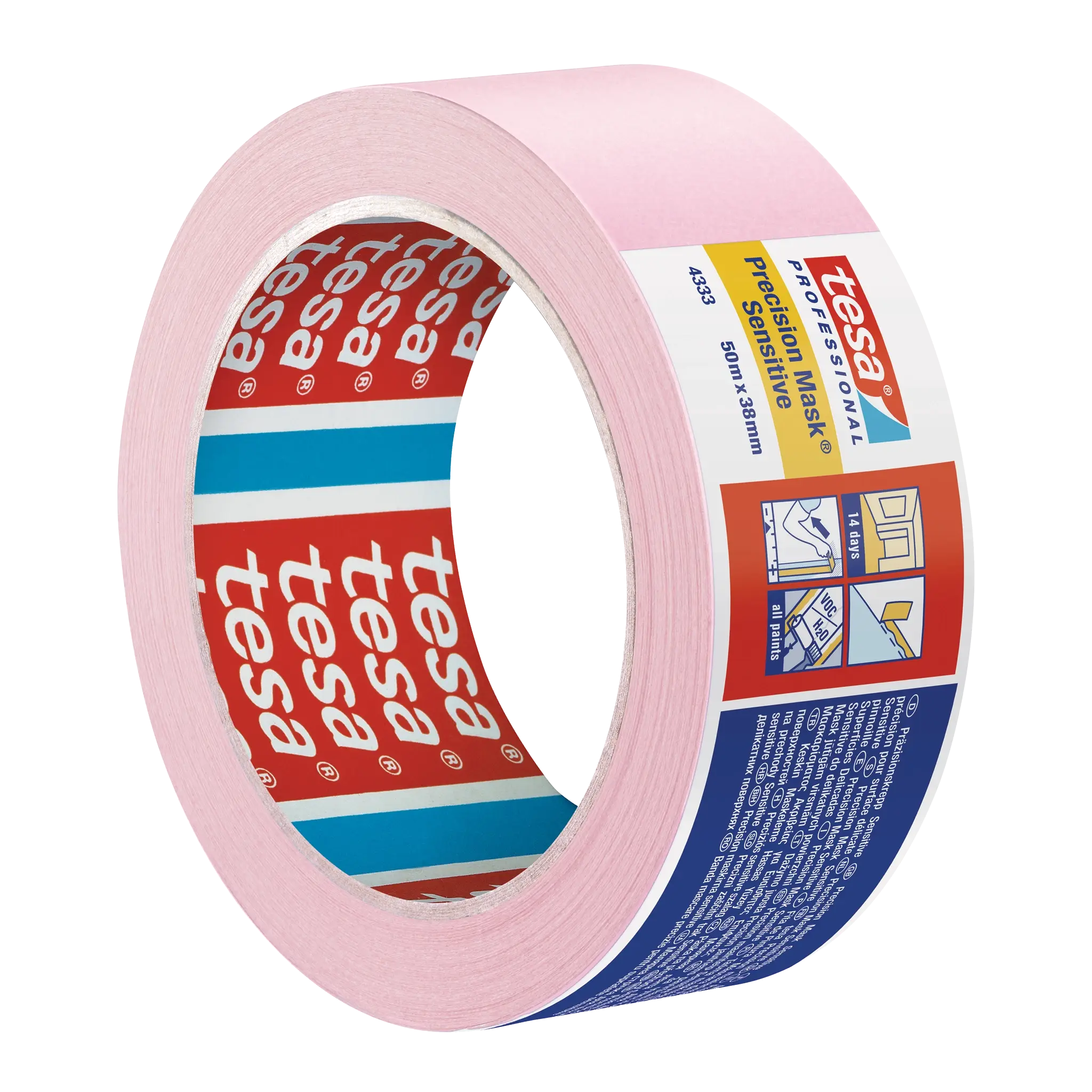 Tesa Professional 4333 Precision Sensitive Masking Tape |Low Tac
