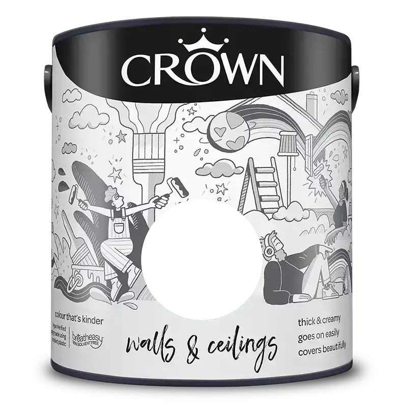 Crown Walls and Ceilings Silk Emulsion Paint | For Walls and Ceilings
