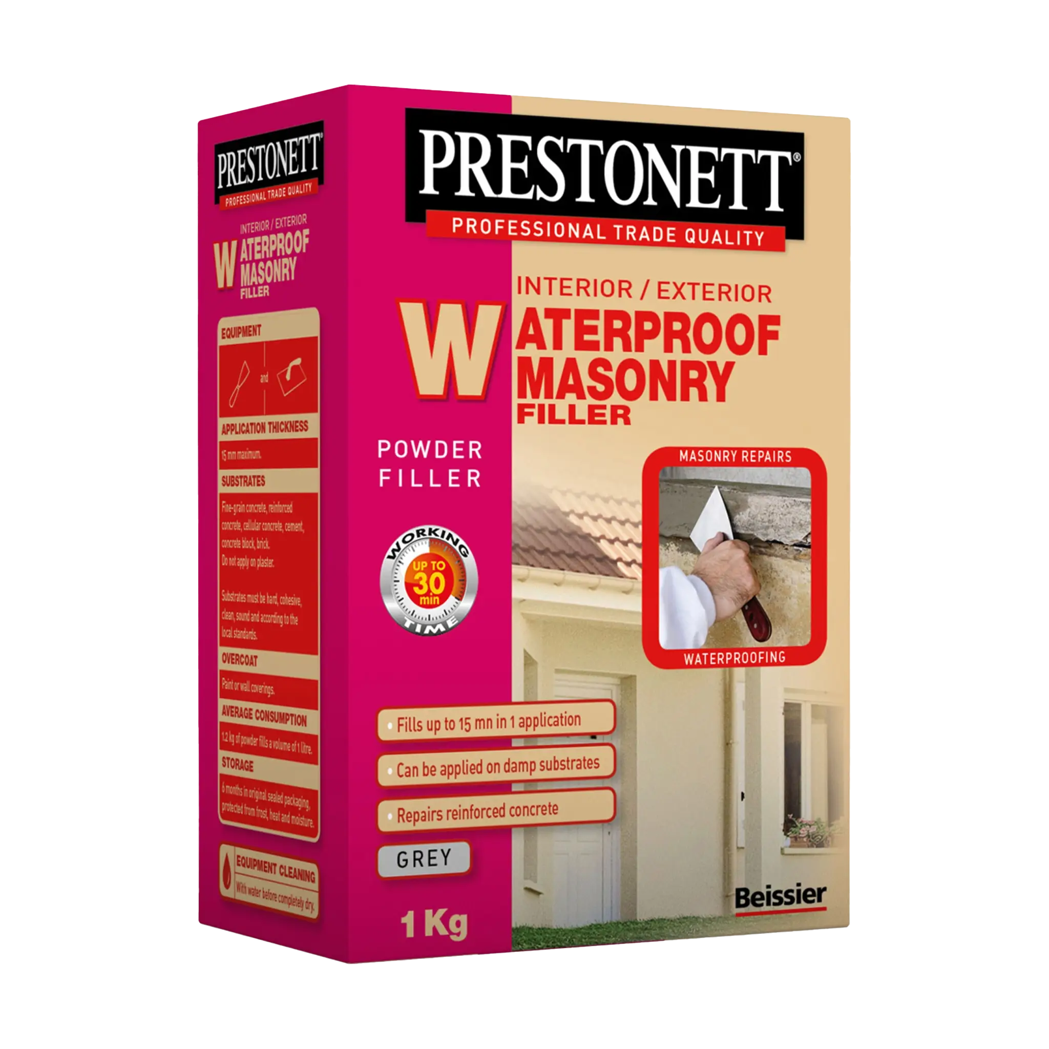 Prestonett Waterproof Masonry Filler | A Multi Surface Filler for ...