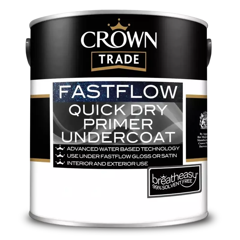 Crown Trade fastflow quick dry primer undercoat | Quick dry primer