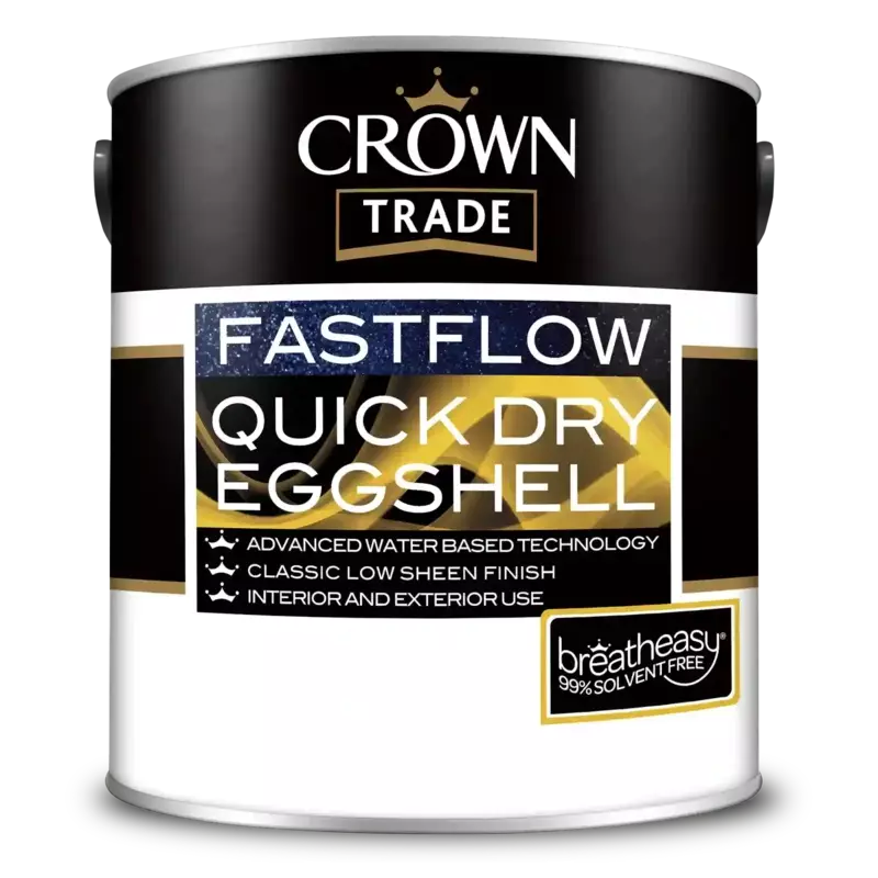 Crown Trade Fastflow Quick Dry Eggshell | Quick Dry Emulsion