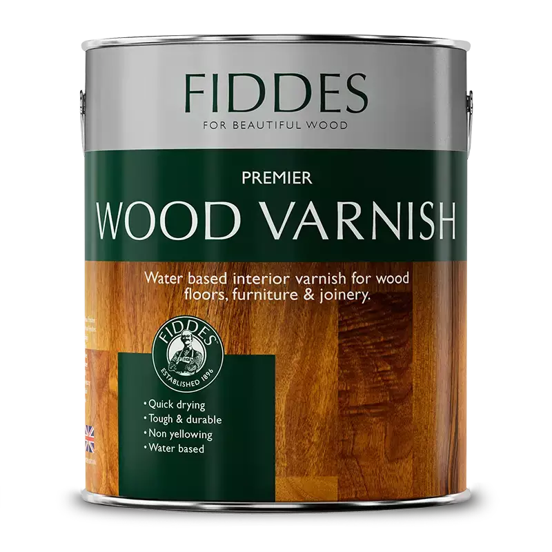 Fiddes Premier Wood Varnish | Water Based Interior Varnish