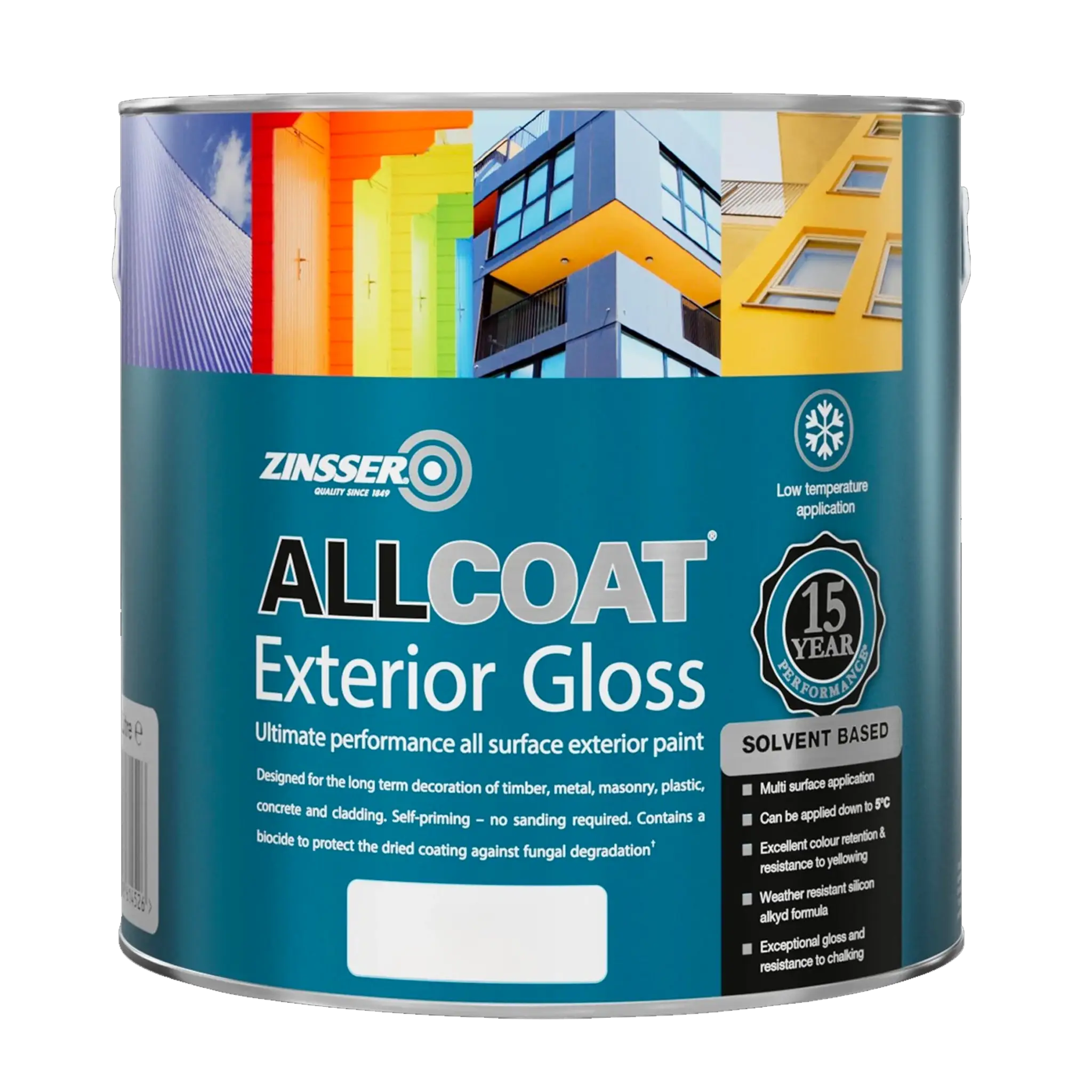 Zinsser Solvent Based AllCoat Exterior Gloss | Exterior Multi-Surface ...