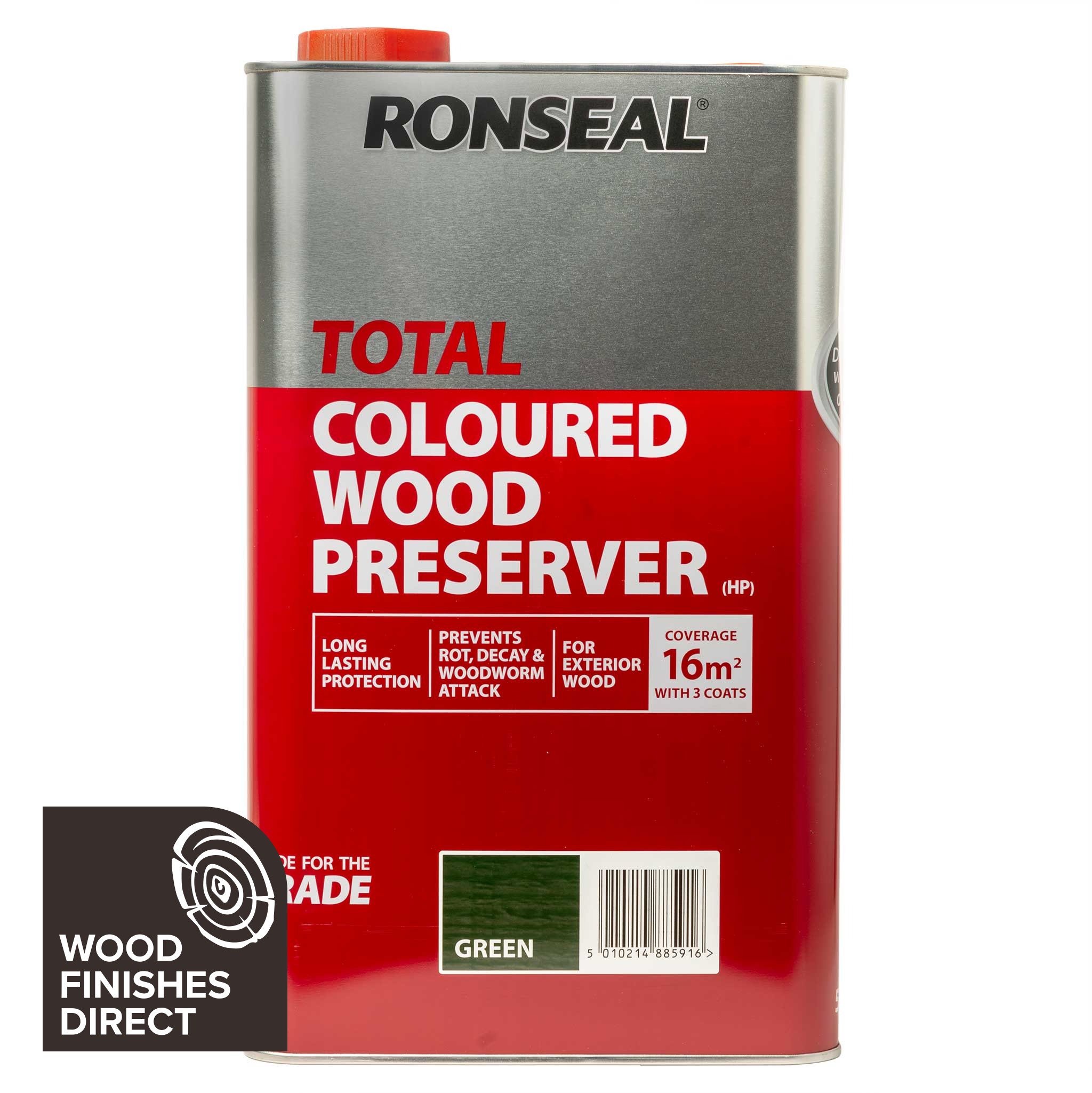 Ronseal Total Wood Preservative - In Clear or 4 Natural Colours ...