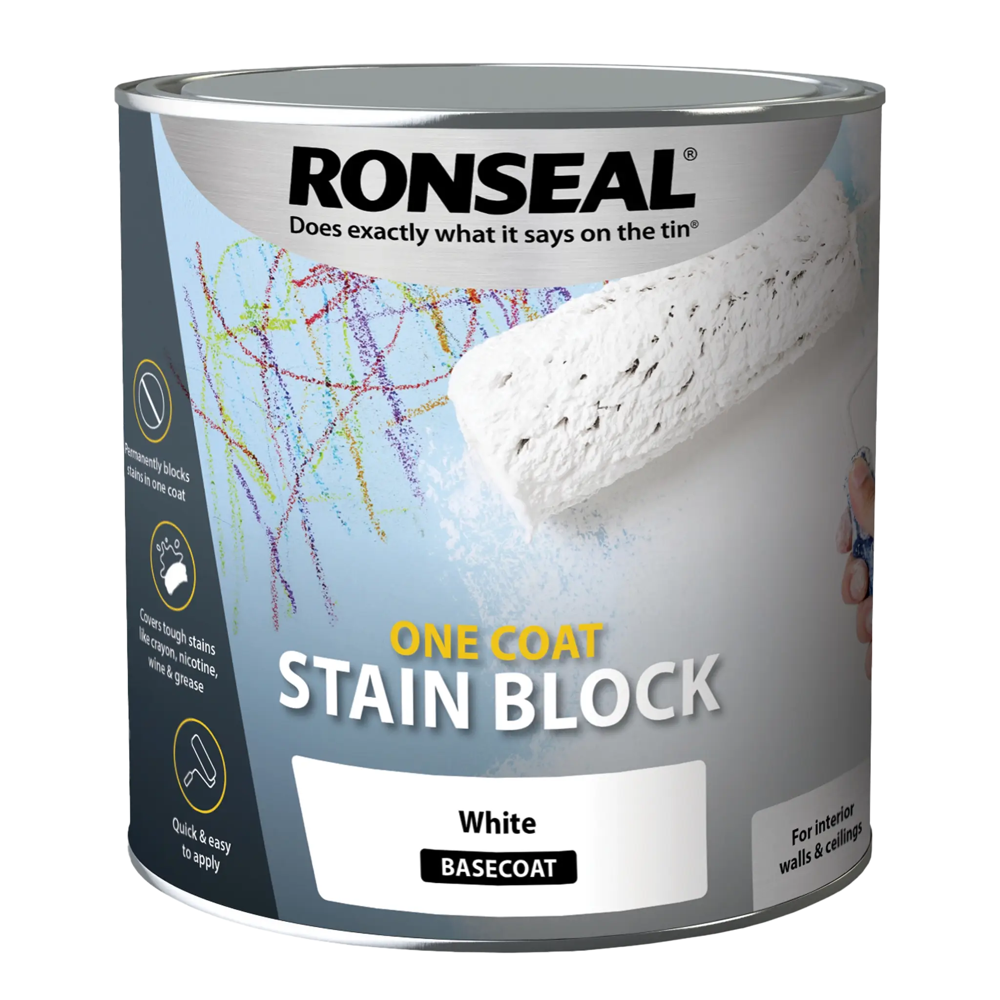 Ronseal One Coat Stain Block - Wood Finishes Direct