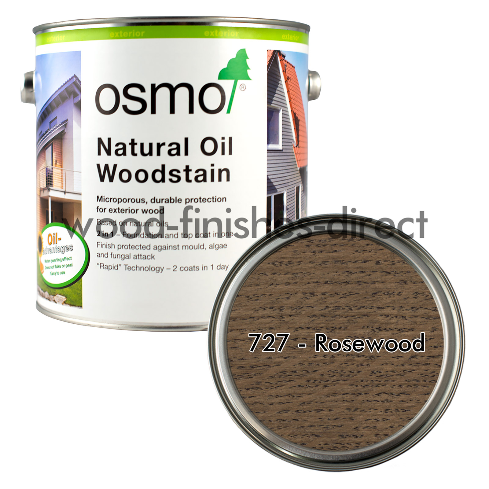 Osmo Natural Oil Woodstain, 750ml, 2.5L -19 Shades- Excellent Weather Protection | eBay