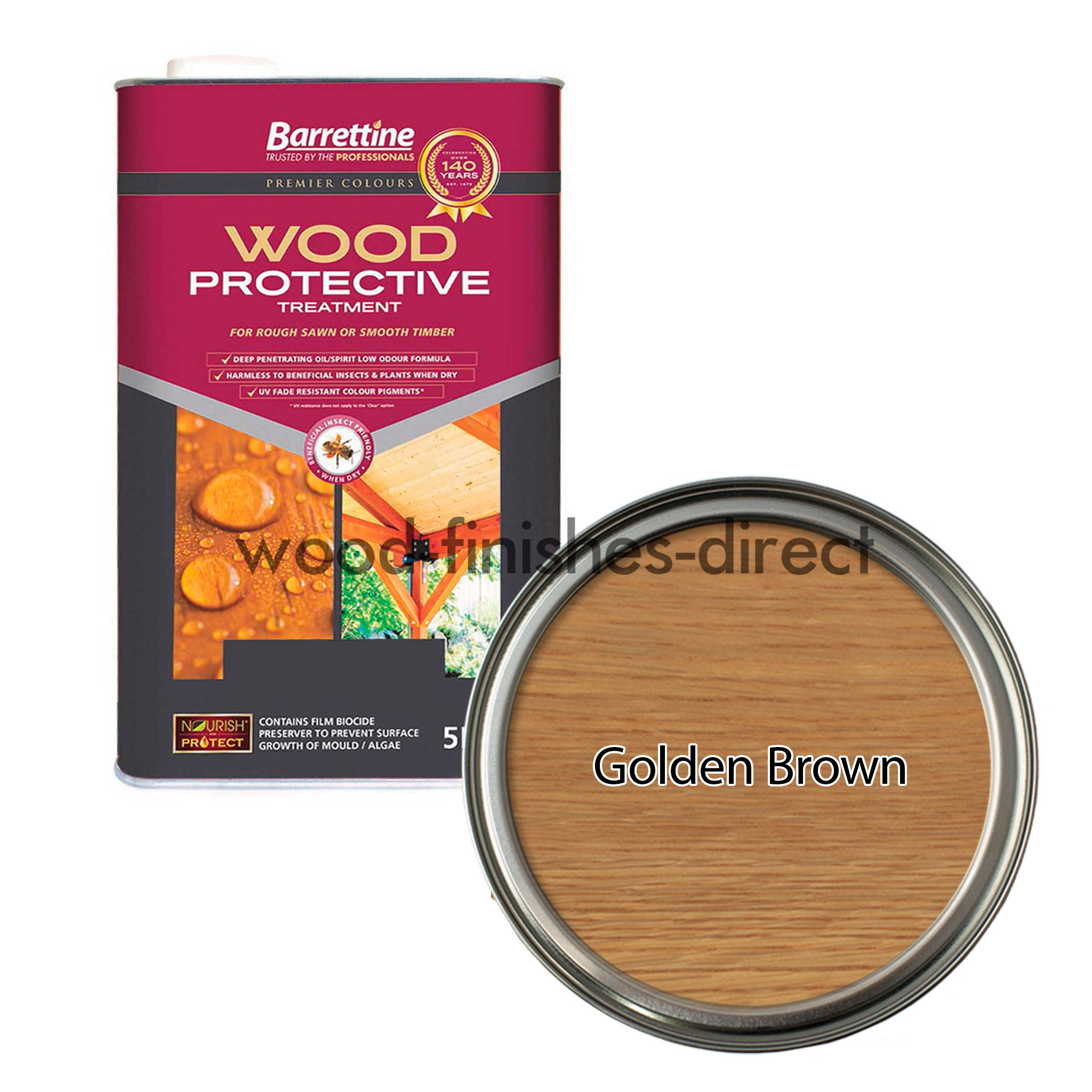 Barrettine Wood Protective Treatment - 1L, 2.5L & 5L - All Colours ...